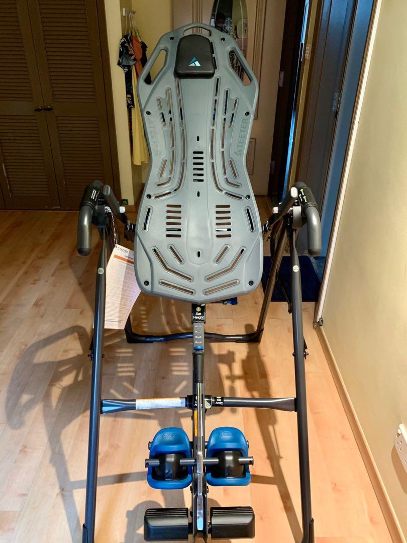 Teeter Inversion Table Fitspine X3, Health & Nutrition, Assistive ...