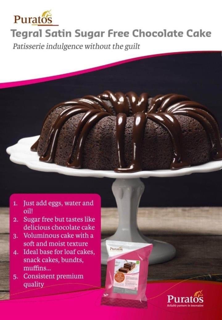 Puratos Tegral Satin Moist Chocolate Cake Mix, Food & Drinks, Homemade ...