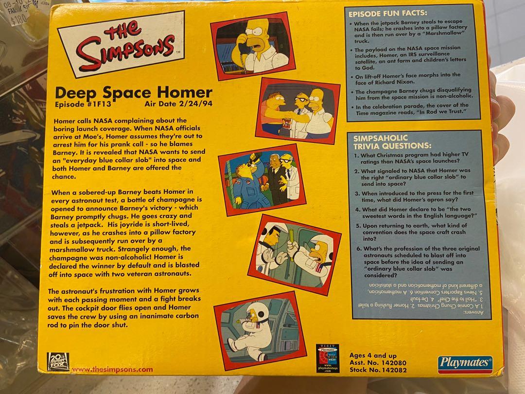 The simpsons deep space Homer Simpson 太空人, 興趣及遊戲, 玩具 & 遊戲類 - Carousell