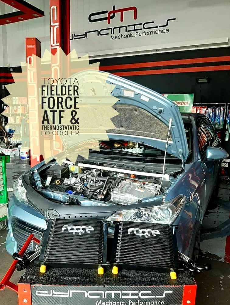 Toyota Fielder : "FORCE" Engine Oil Cooler & CVT Oil Cooler bundled ...