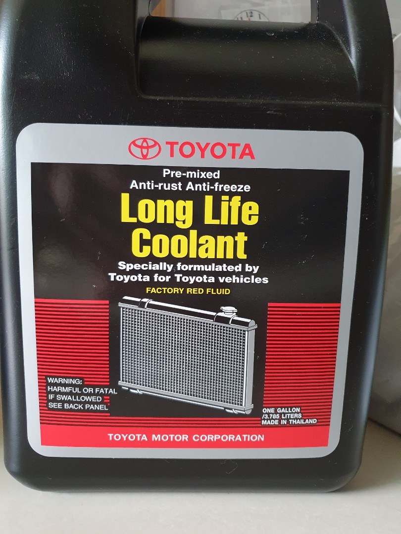Toyota Long Life Coolant, Car Accessories, Accessories on Carousell