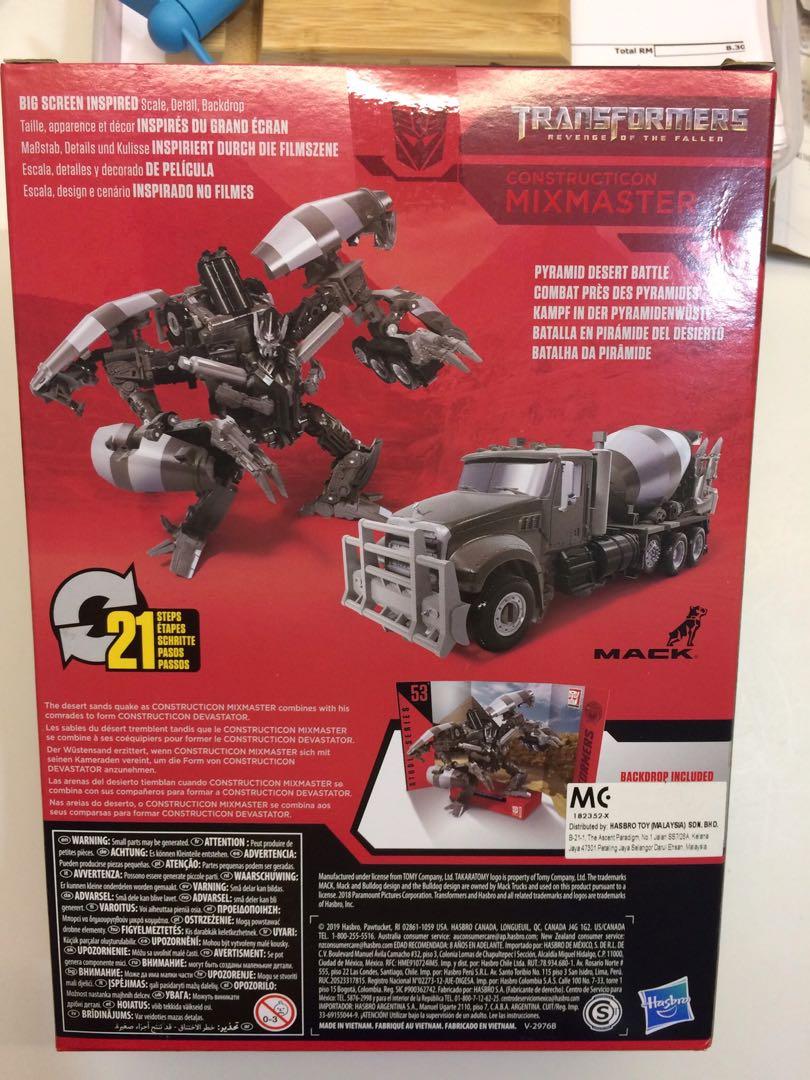 Transformers Studio Series SS53 Devastator Mixmaster, Hobbies & Toys ...
