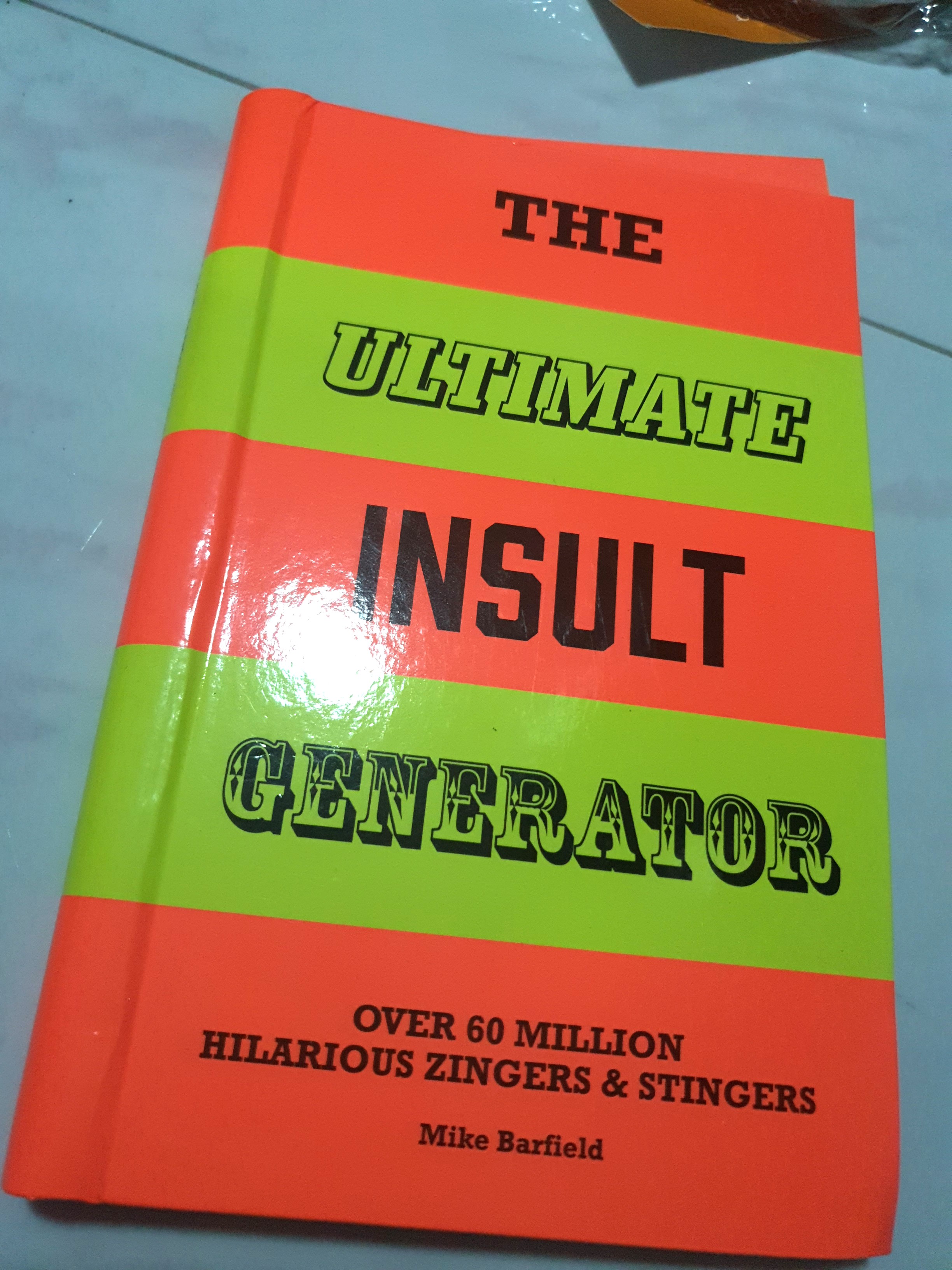 Ultimate Insult Generator!, Hobbies & Toys, Books & Magazines ...