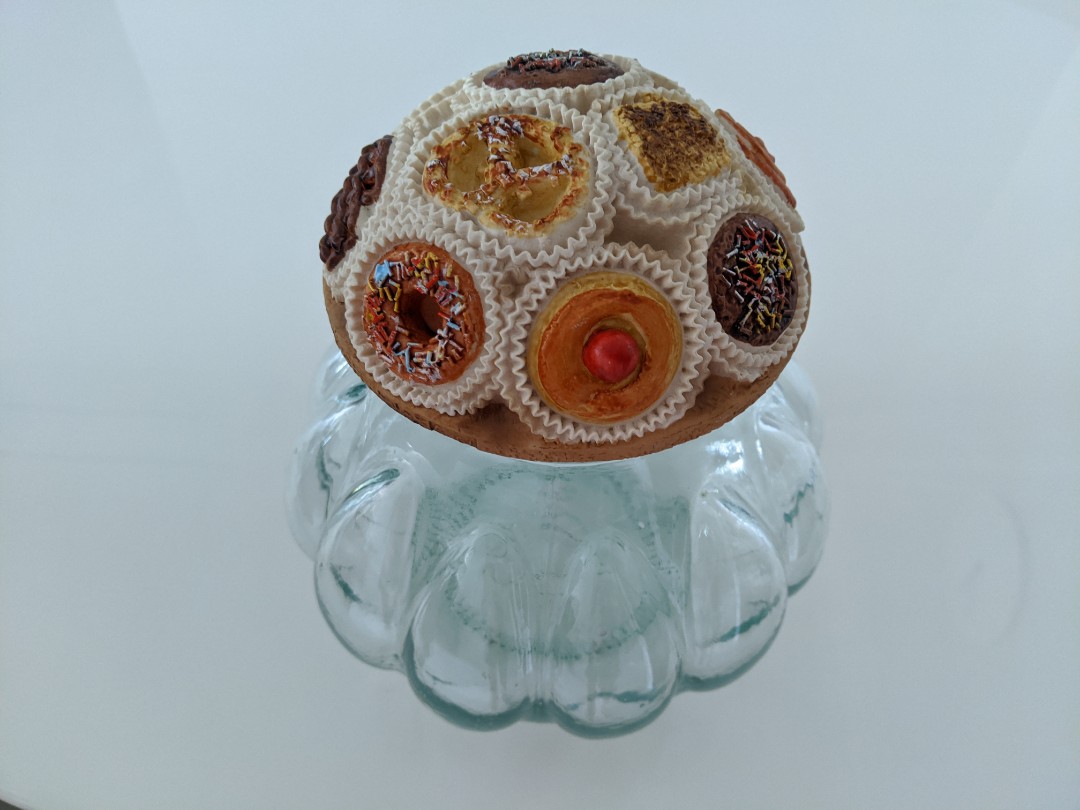 Vintage Italian Nadir Glass Jar (made in Italy) Collection: Braddell ...