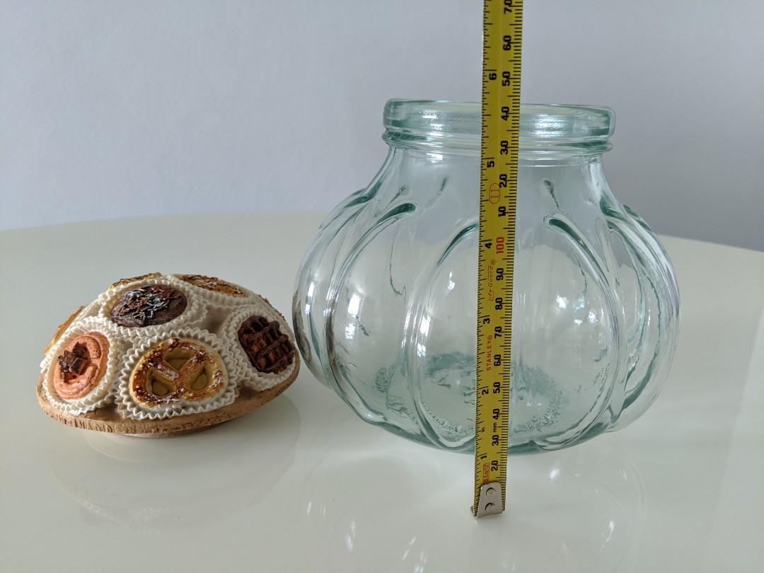 Vintage Italian Nadir Glass Jar (made in Italy) Collection: Braddell ...