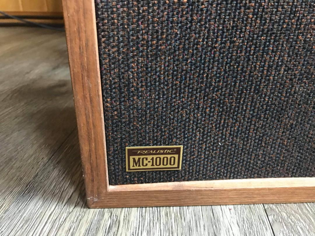 Vintage Realistic MC1000 bookshelf speaker., Audio, Soundbars, Speakers ...