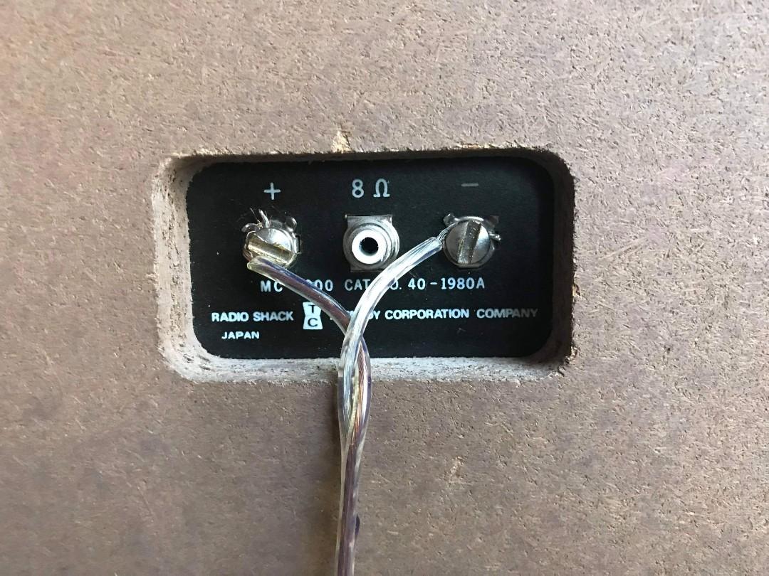 Vintage Realistic MC1000 bookshelf speaker., Audio, Soundbars, Speakers ...