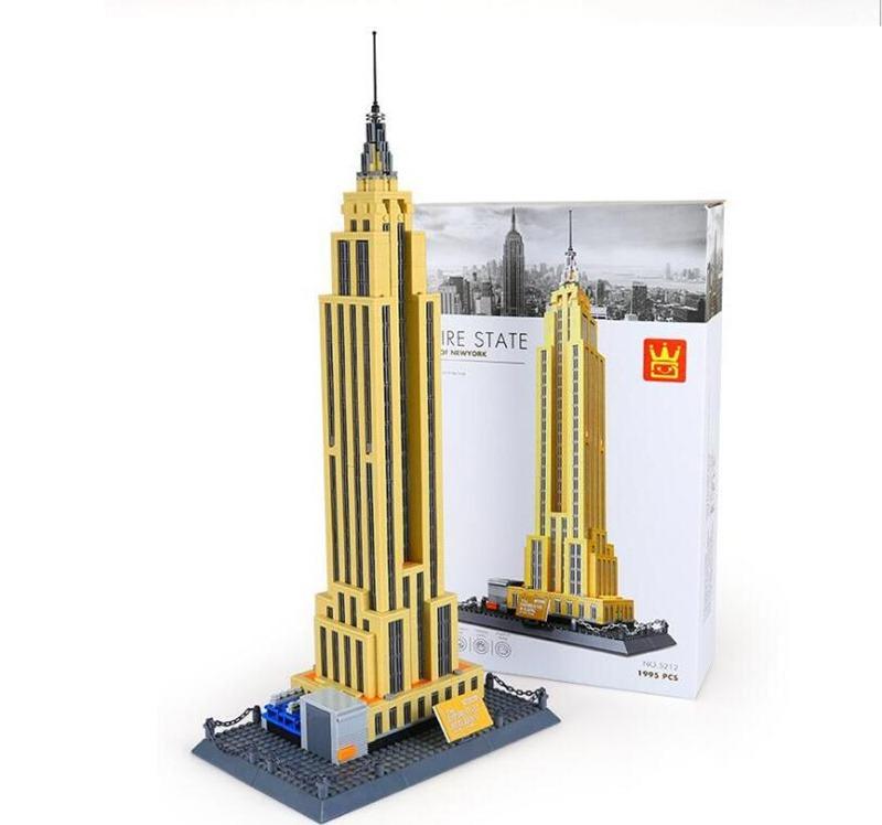 Wange The Empire State Building New York City Street House Model Lepin ...