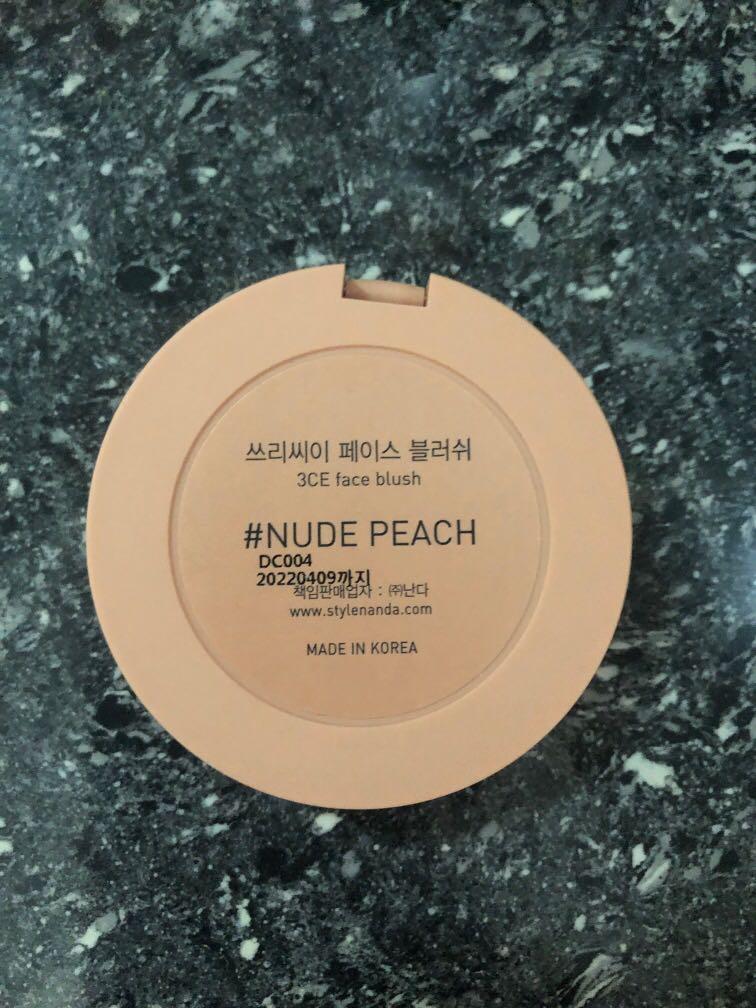 3CE Blush | Nude Peach, Beauty & Personal Care, Face, Makeup on Carousell