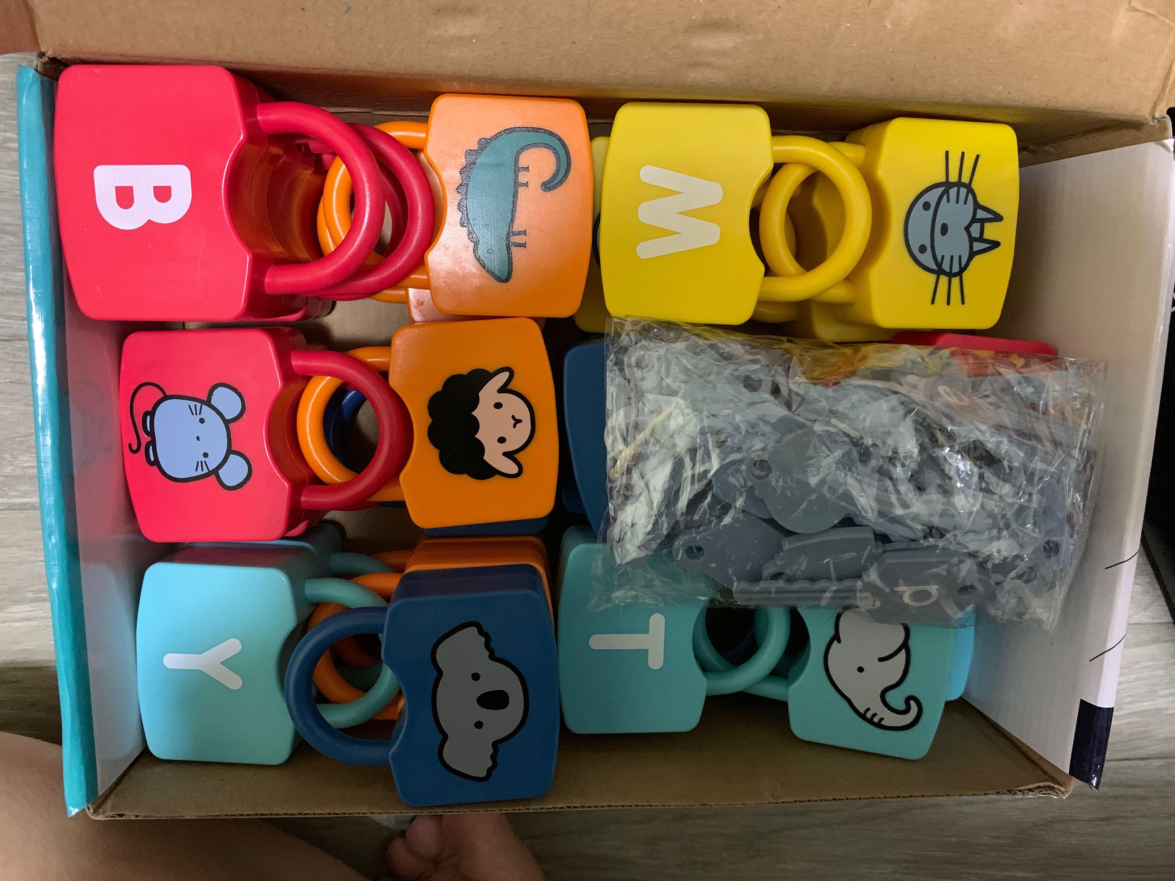 Alphabet Learning Locks (learn ABC the fun way), Hobbies & Toys, Toys ...