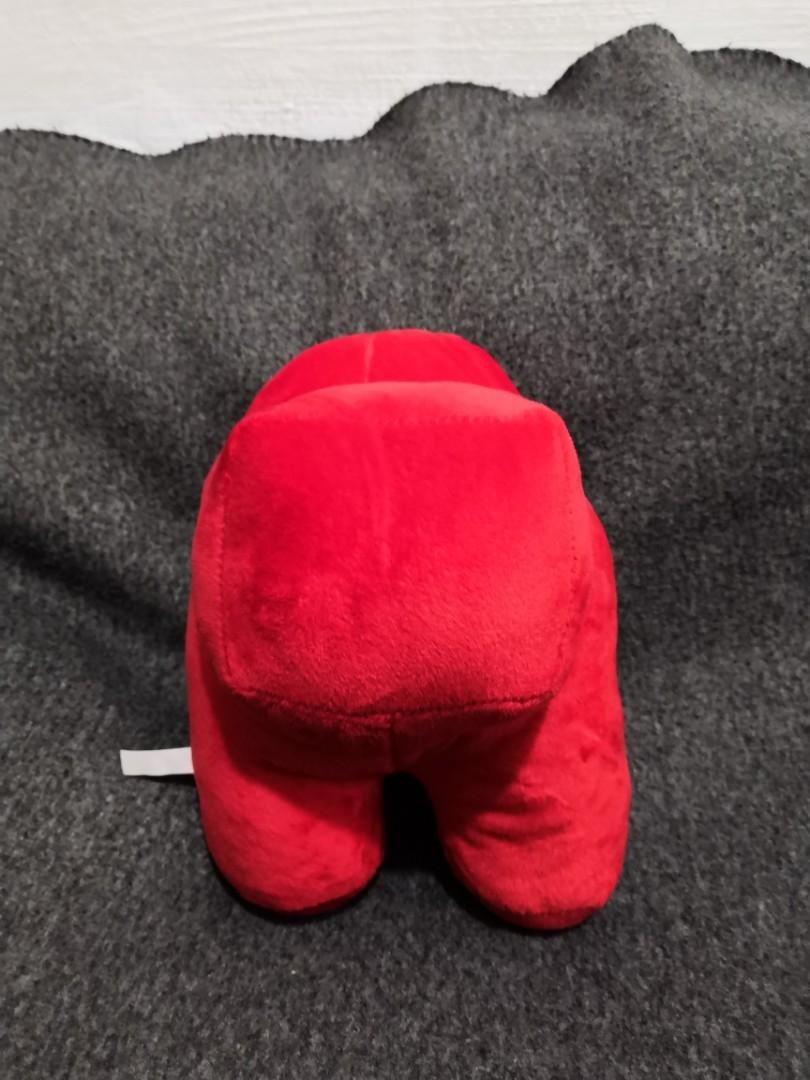 Among Us Red crewmate plush stuffed toy, Hobbies & Toys, Toys & Games ...