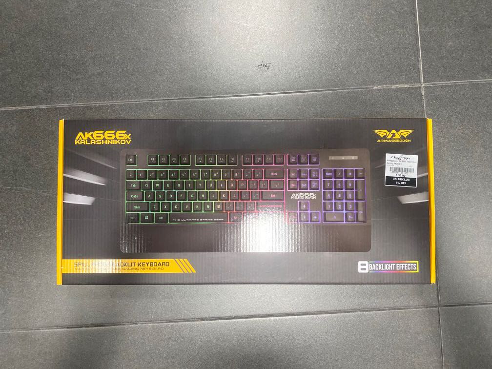 ARMAGGEDDON AK666X KALASHNIKOV Keyboard, Computers & Tech, Parts ...