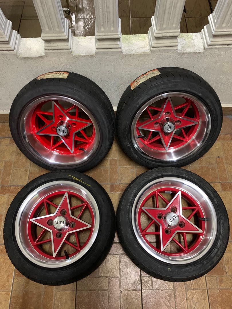 Ssr star shark Austin mini rims, Auto Accessories on Carousell