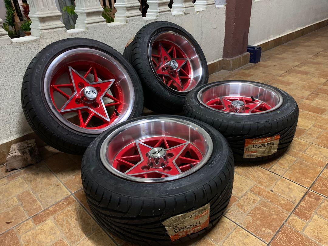 Ssr star shark Austin mini rims, Auto Accessories on Carousell