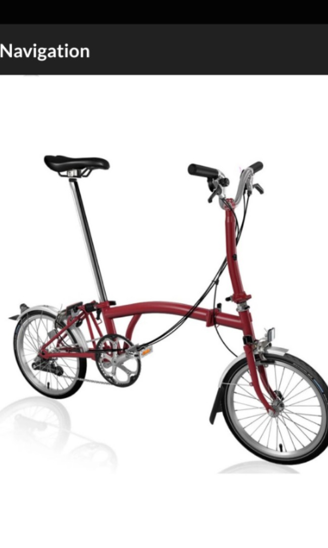 Brompton M6L House Red Normal Version - stock on hand, Bicycles & PMDs ...