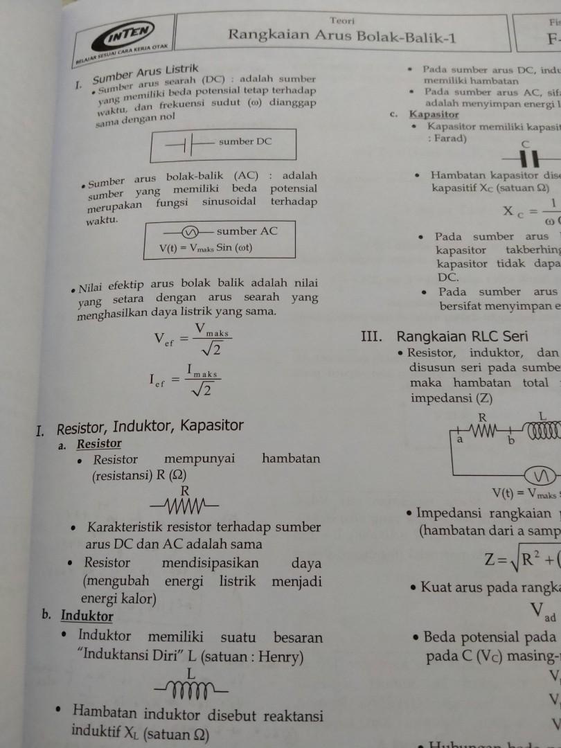 Buku Kumpulan Soal Latihan Inten Fisika SMA, Buku & Alat Tulis, Buku ...