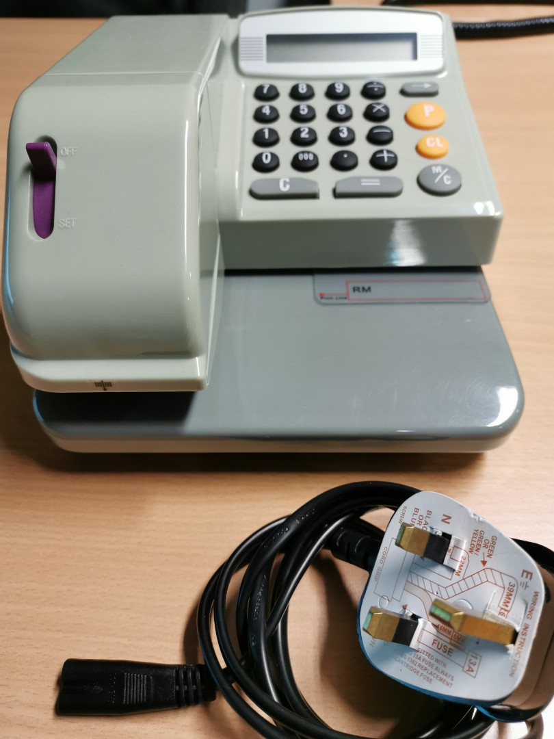 Cheque writer, Computers & Tech, Office & Business Technology on Carousell