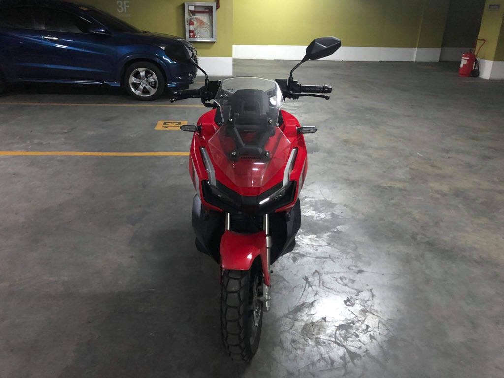 Honda Adv 150 Red, Motorbikes, Motorbikes for Sale on Carousell