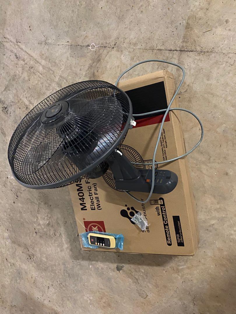 KDK remote wall fan, Furniture & Home Living, Lighting & Fans, Fans on ...