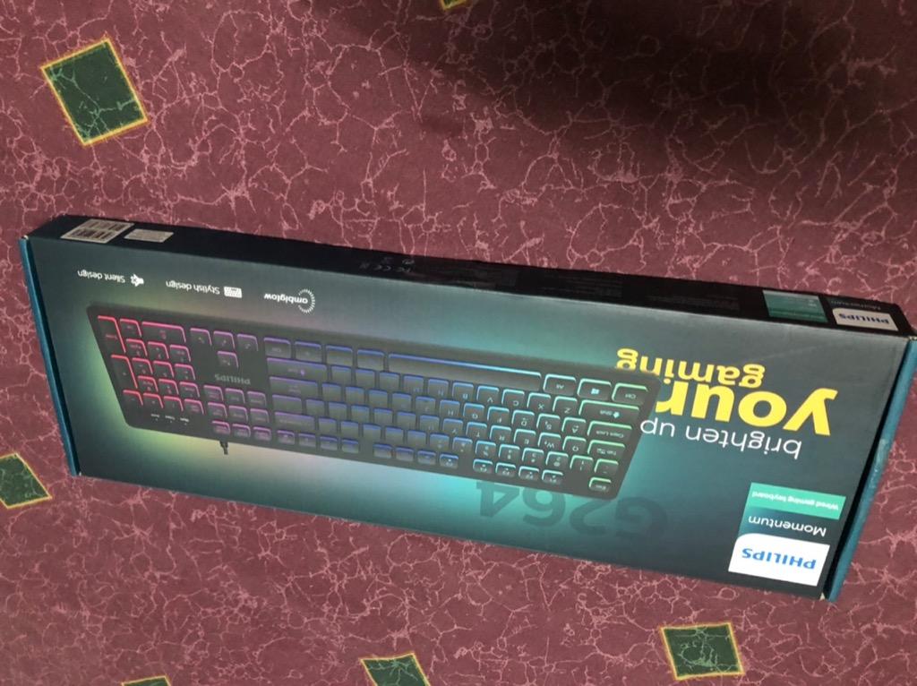 Keyboard wired RGB Philips SPK8264 Light, Computers & Tech, Parts & Accessories, Computer ...