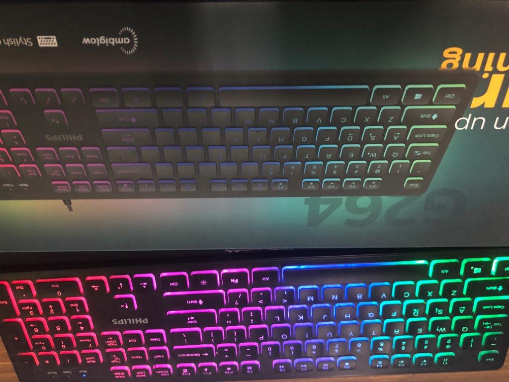 Keyboard wired RGB Philips SPK8264 Light, Computers & Tech, Parts ...