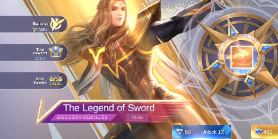Mobile Legend Lancelot "Swordmaster" Skin, Video Gaming, Gaming ...