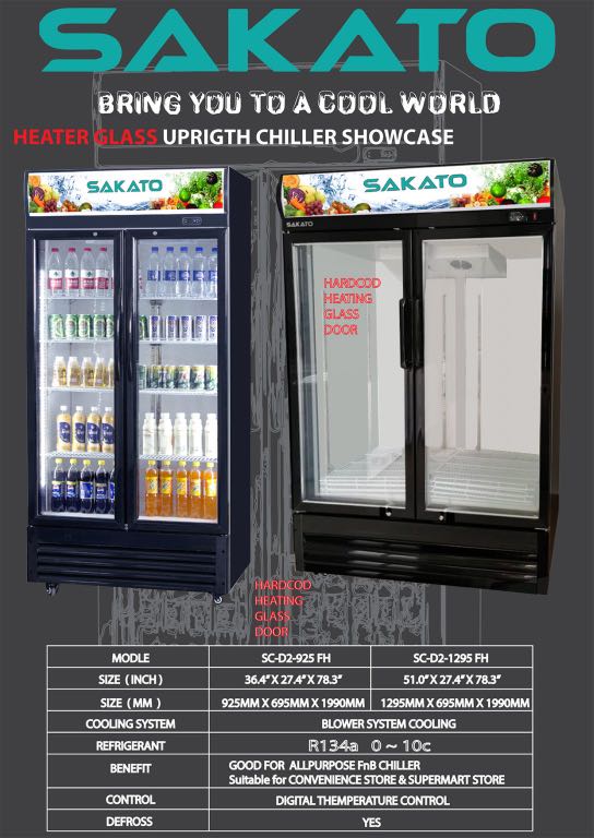 New chiller 2 door, TV & Home Appliances, Kitchen Appliances ...