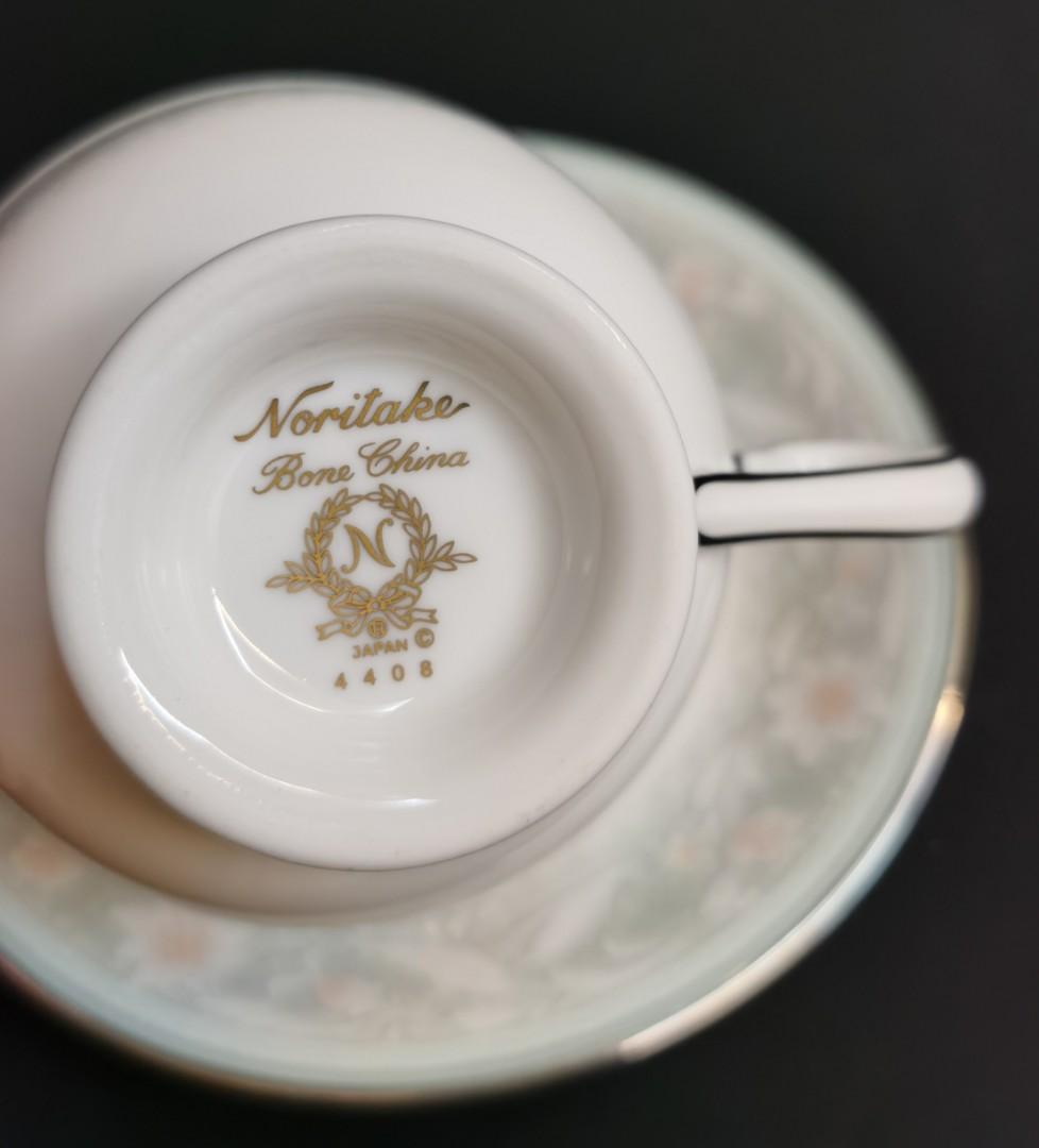 Noritake 2 Sets Made in Japan Fairmont 4408 Bone China Cup & Saucer in Original Box, Furniture ...