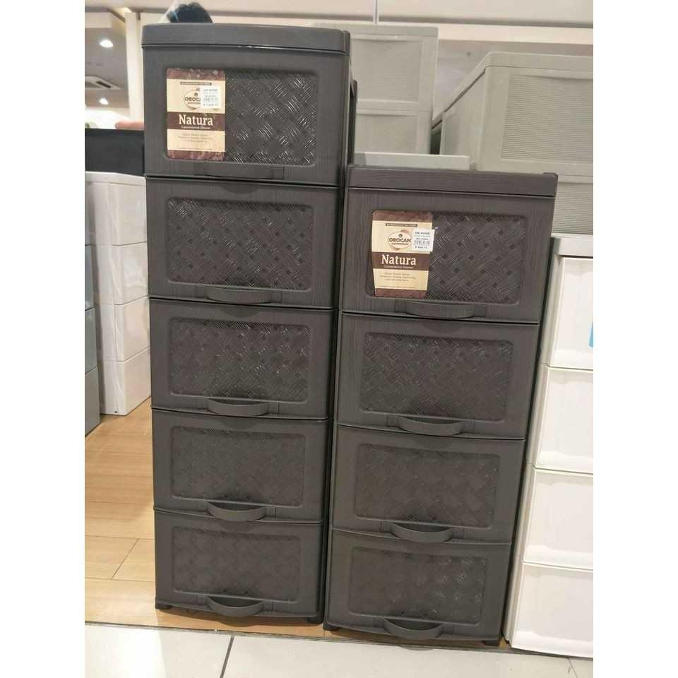 Orocan Natura 4 Layer Durabox Rattan Multi Purpose Drawer, Furniture ...