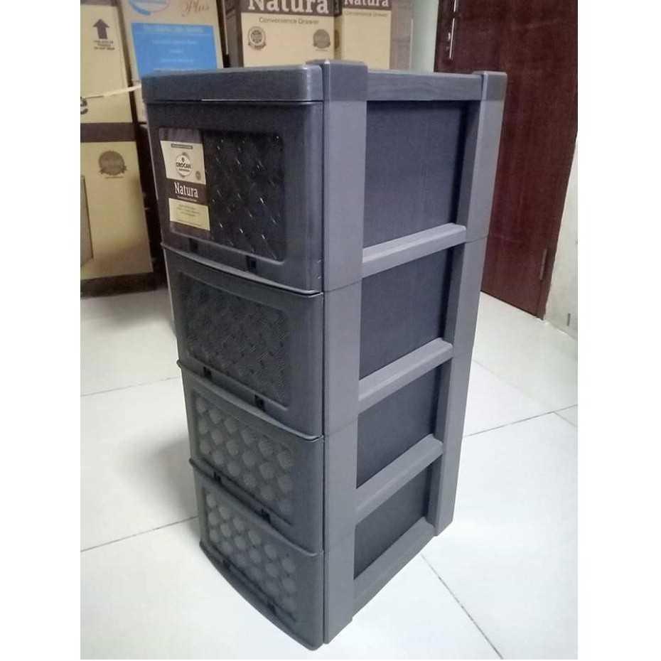 Orocan Natura 4 Layer Durabox Rattan Multi Purpose Drawer, Furniture ...