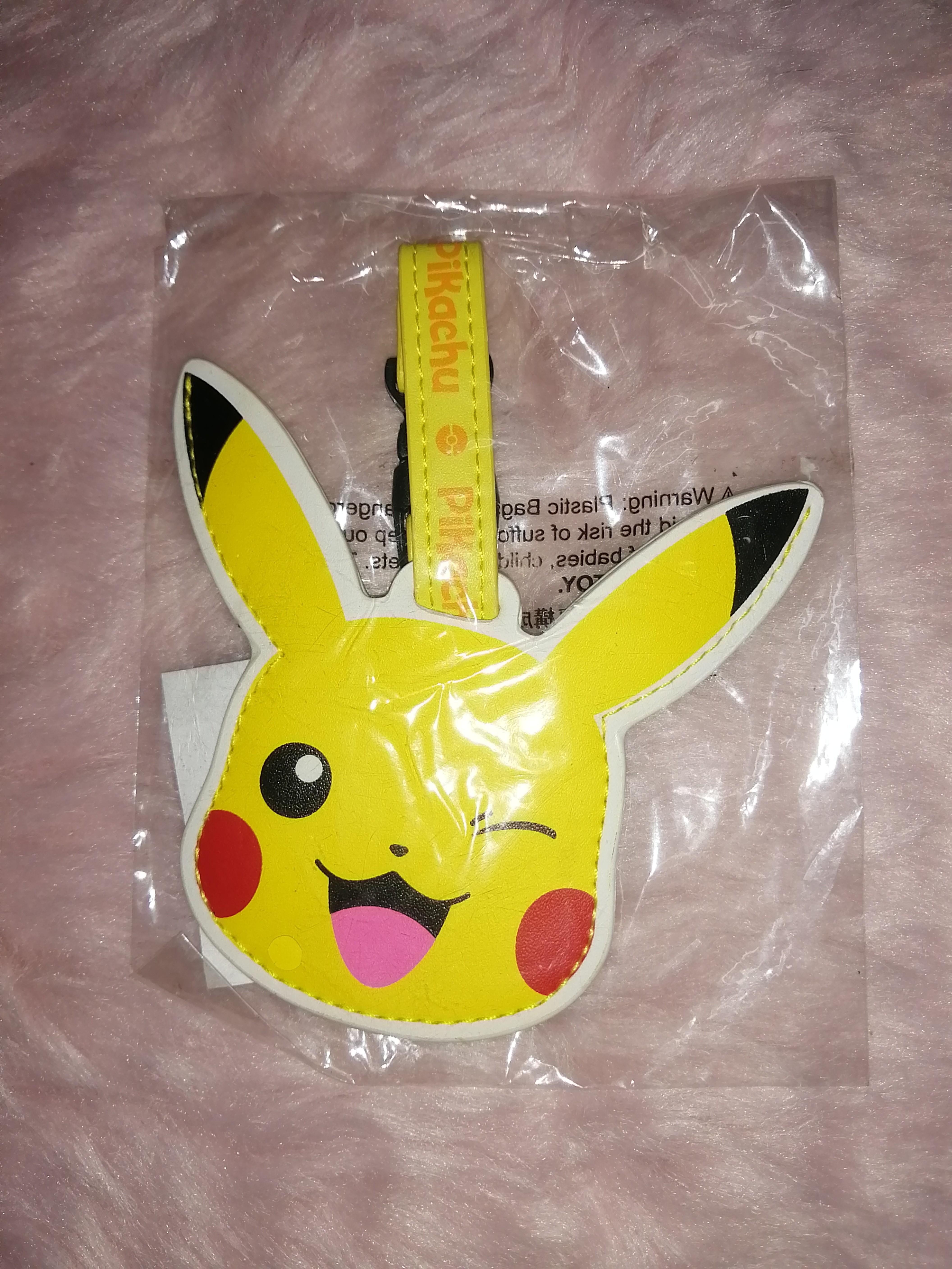 Pokemon Pikachu bag tag, Hobbies & Toys, Memorabilia & Collectibles ...