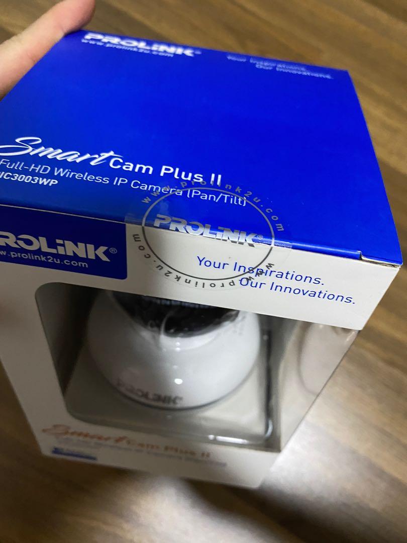 PROLiNK SmartCam Plus II Full HD Wireless IP Camera, Furniture & Home ...