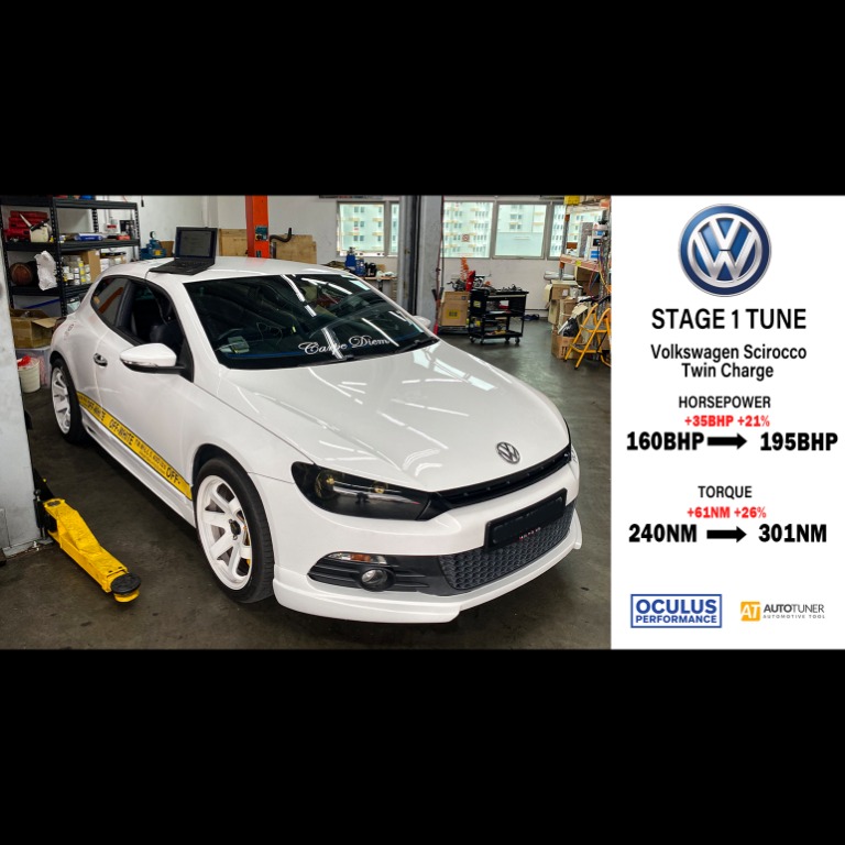 STAGE 1 TUNE VOLKSWAGEN SCIROCCO, Car Accessories, Car Workshops & Services on Carousell