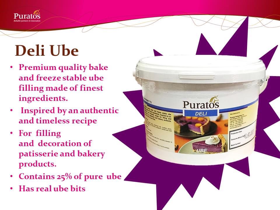 Puratos Deli Ube 5kg/bucket, Food & Drinks, Packaged & Instant Food on ...
