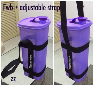 Tupperware Purple Take A Lot Set Round Huge Container 2 units 3.7L & 9 ...