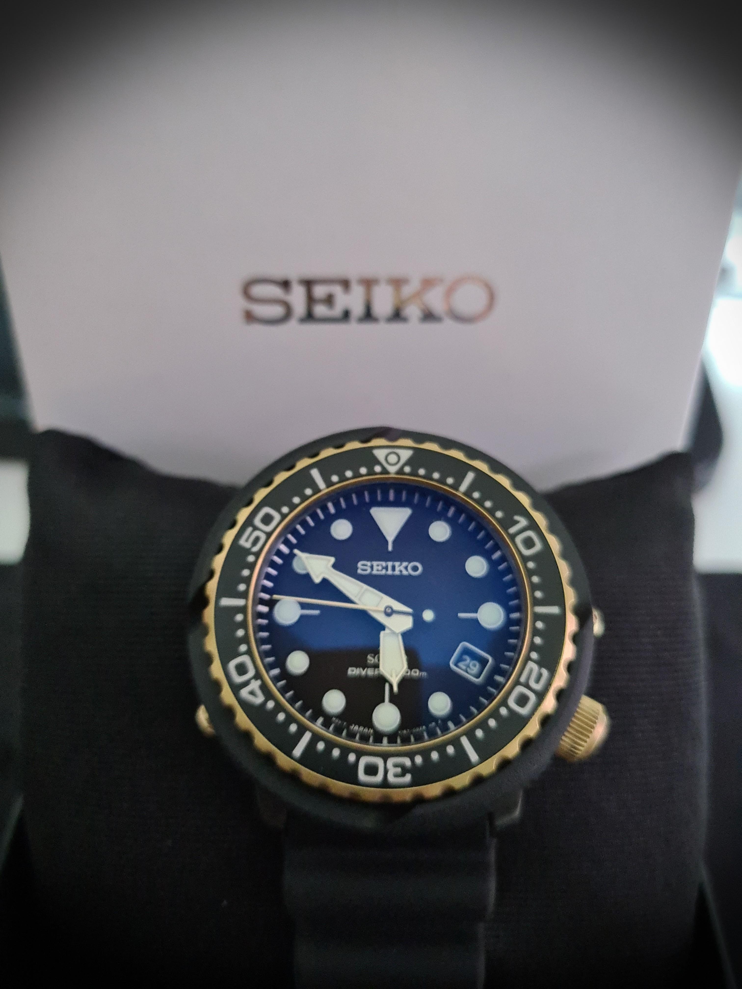 Seiko Prospex The Solar Golden Tuna SNE 498.Use But Not Abused Watch ...
