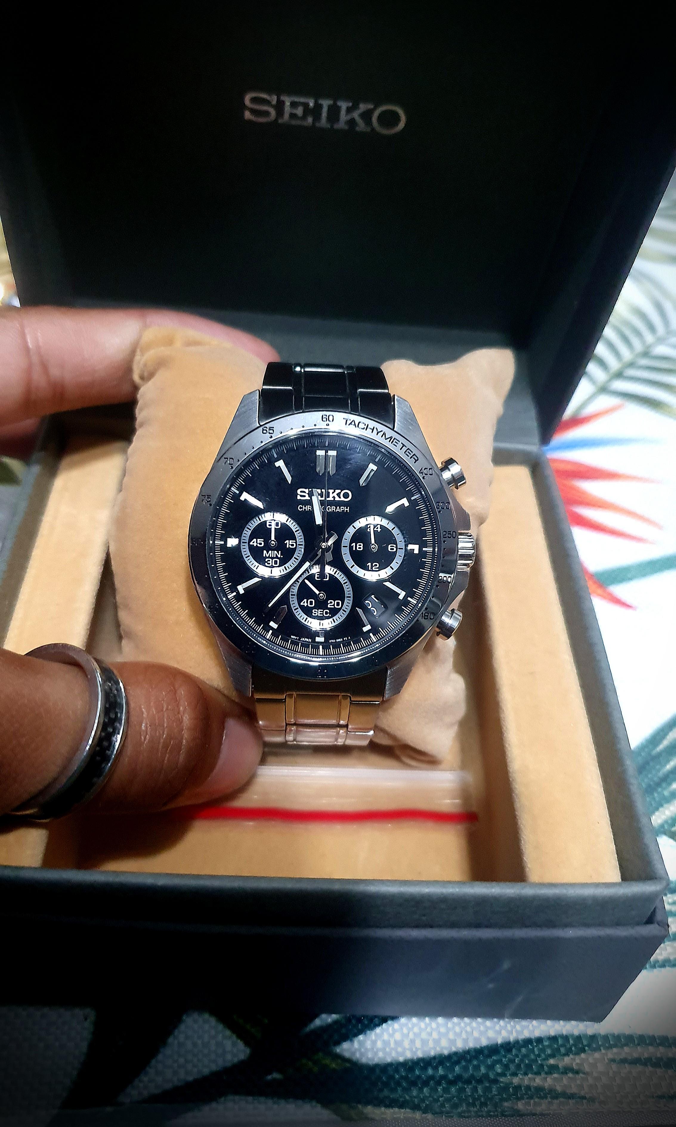 Seiko Spirit Chronograph (SBTR013), Men's Fashion, Watches ...