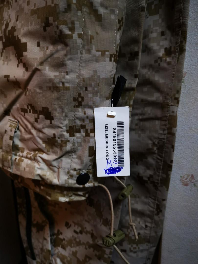 全新軍發真品美軍USMC Lightweight Desert Marpat Gore-tex Parka & Trousers set ...