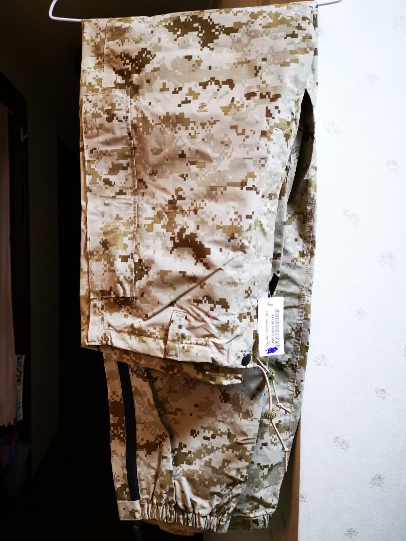 全新軍發真品美軍USMC Lightweight Desert Marpat Gore-tex Parka & Trousers set ...