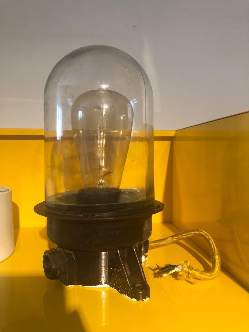 Wall Mount Industrial Edison Bulb, Furniture & Home Living, Lighting ...