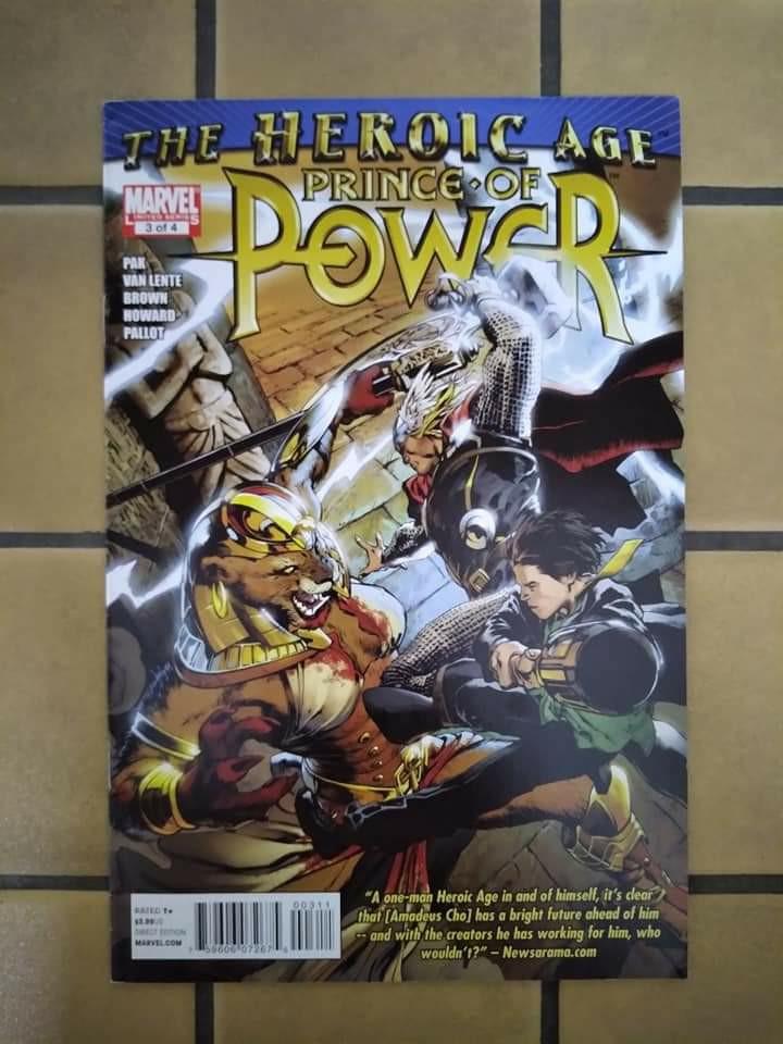 1st app Hathor - Lion God ( Heroic Age: Prince Of Power #3 ) Carlo ...