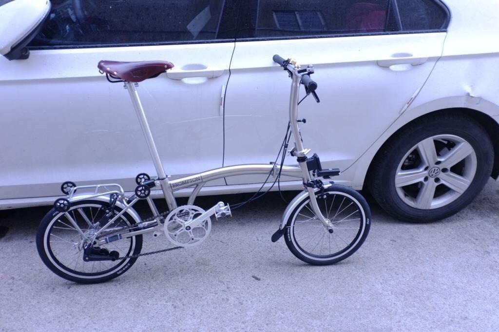 3sixty Brompton style Chrome Folding Bicycle, Bicycles & PMDs, Bicycles ...