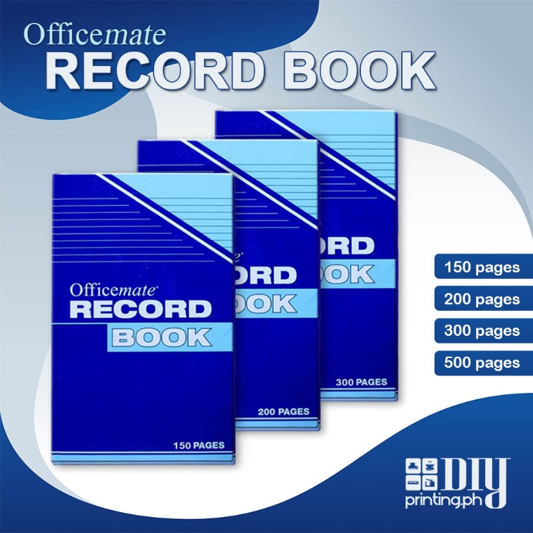 500pages Officemate Record book, Looking For on Carousell