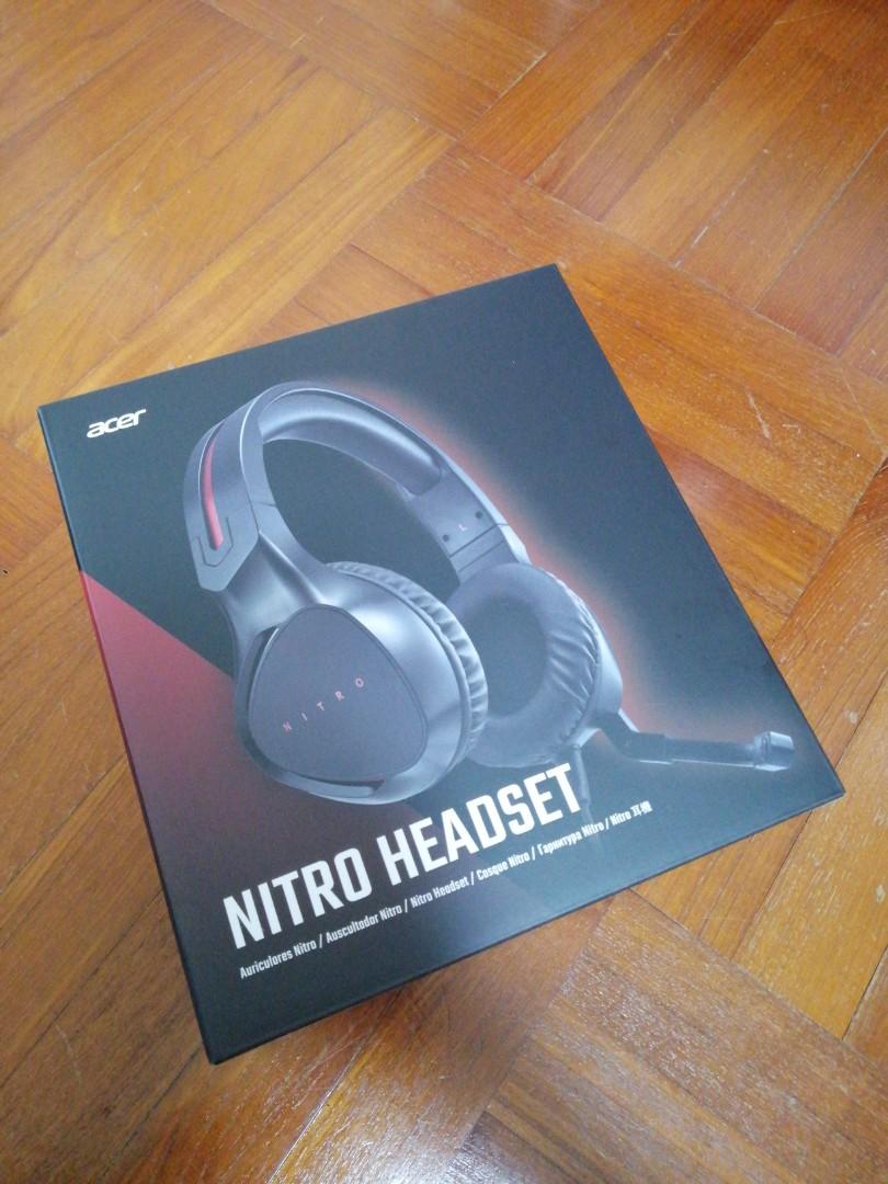 ACER Nitro Gaming Headset, Audio, Headphones & Headsets on Carousell