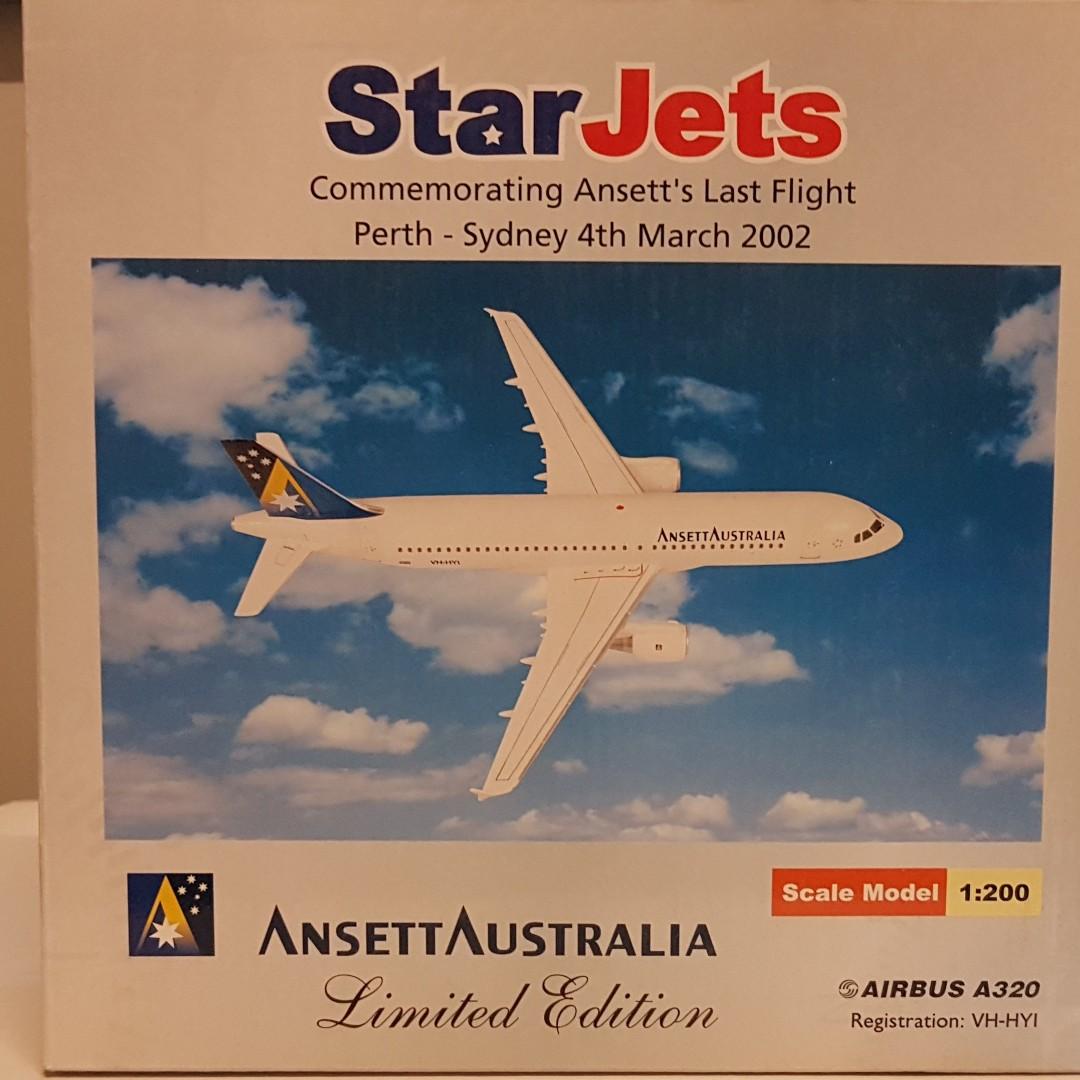 Ansett Aust A320 " Last Flight", Hobbies & Toys, Memorabilia ...