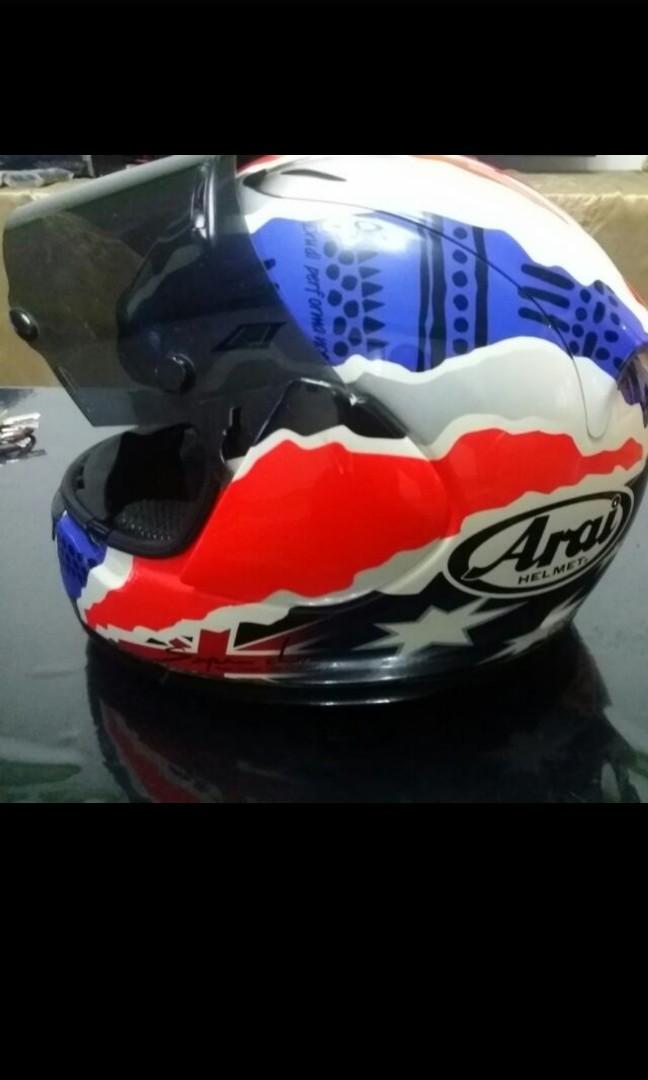 Arai japan Fullface Mick doohan, Motorcycles, Motorcycle Apparel on ...
