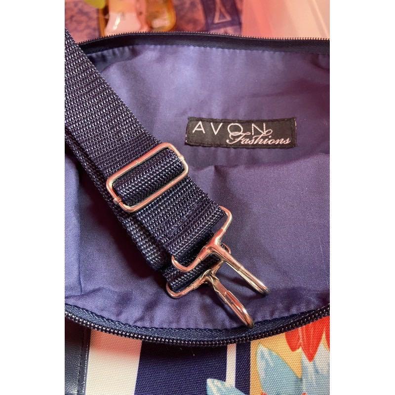 Avon Floral sling/tote bag and pouch set, Women's Fashion, Bags ...