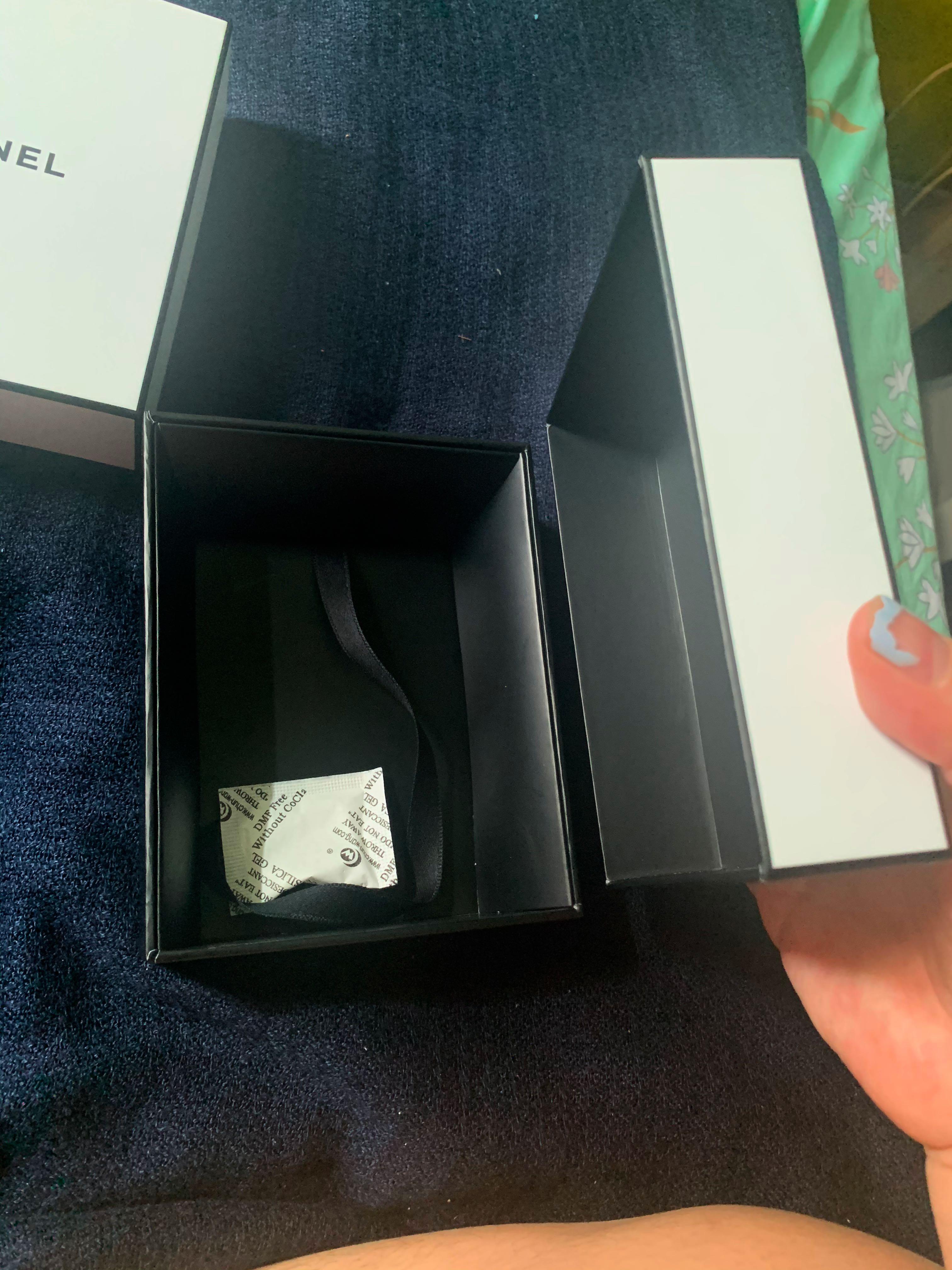 Chanel paper bag & gift box, Women's Fashion, Bags & Wallets, Purses ...