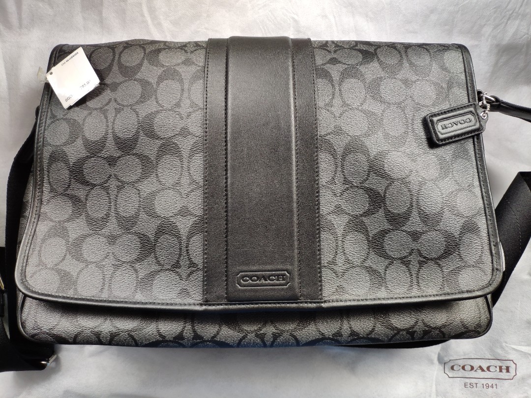 Coach messenger bag, Men's Fashion, Bags, Sling Bags on Carousell