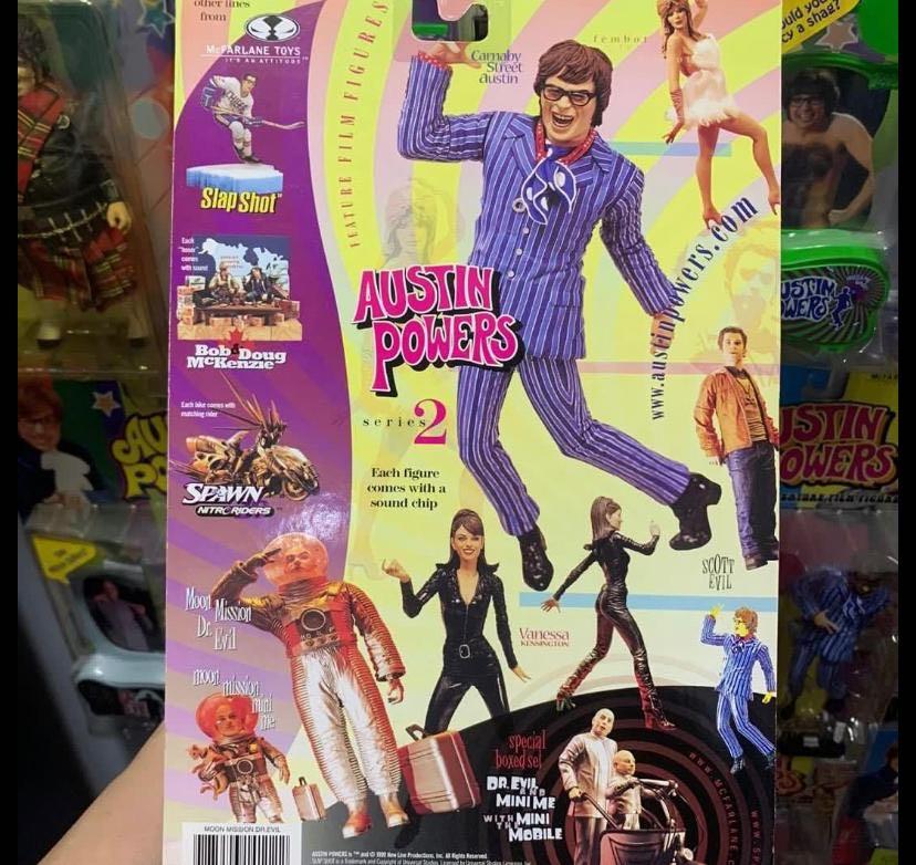 Complete Austin Powers Series 1 & 2 Set of 12 Figures (McFarlane Toys ...